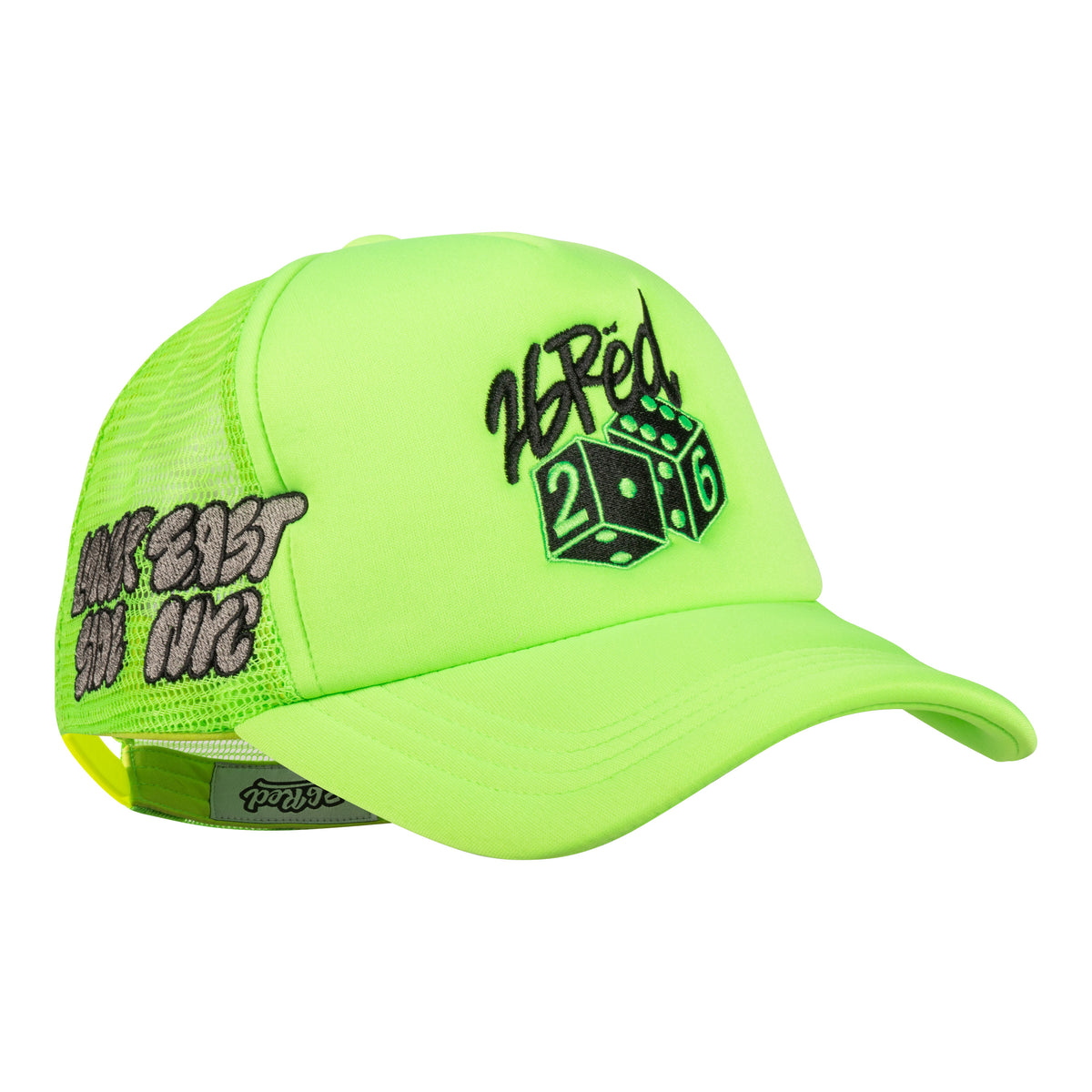 26 Dice Trucker Hat – 26red